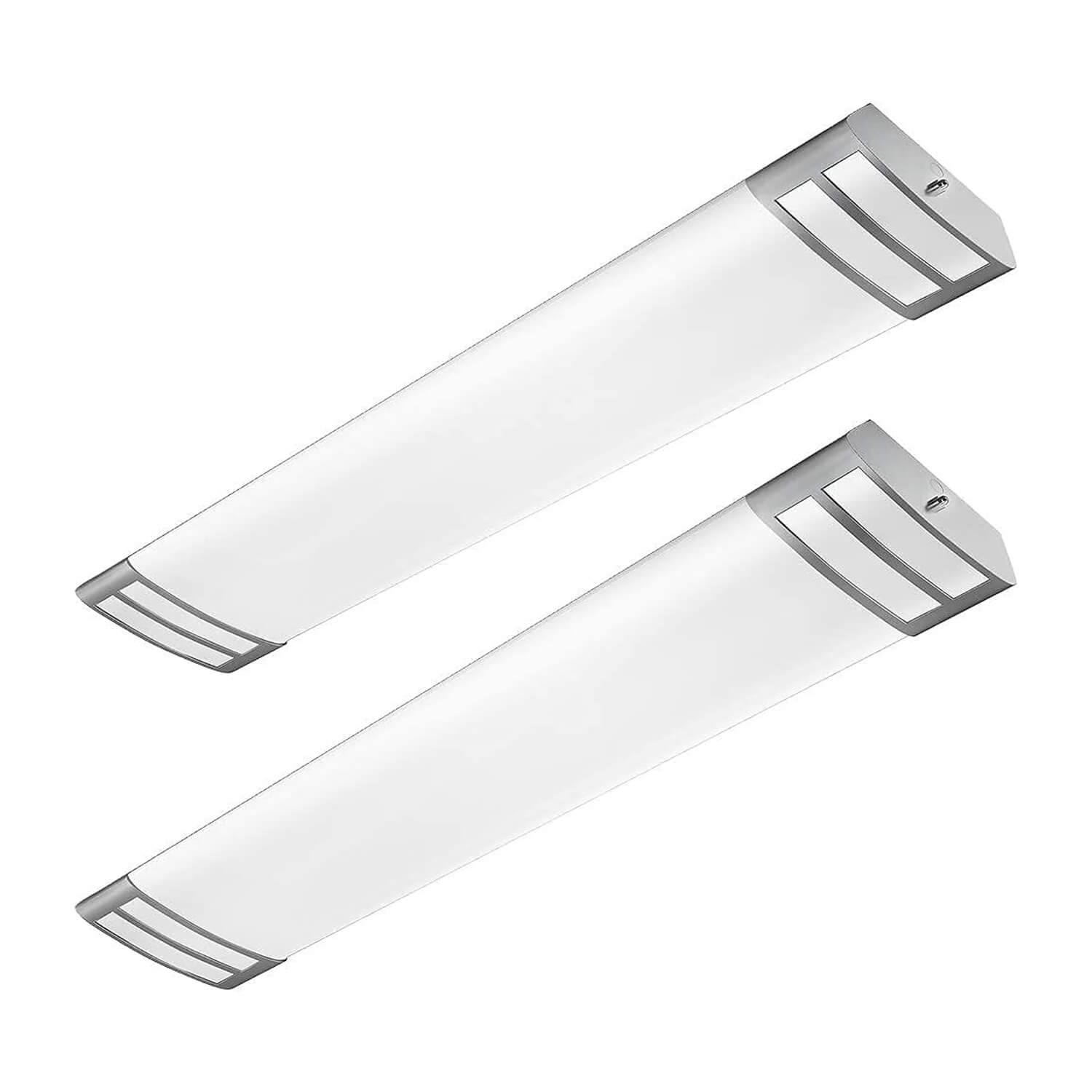 Antlux 4FT LED Flush Mount Puff Lights, 50W 5600LM Linear Light, 4000K ...