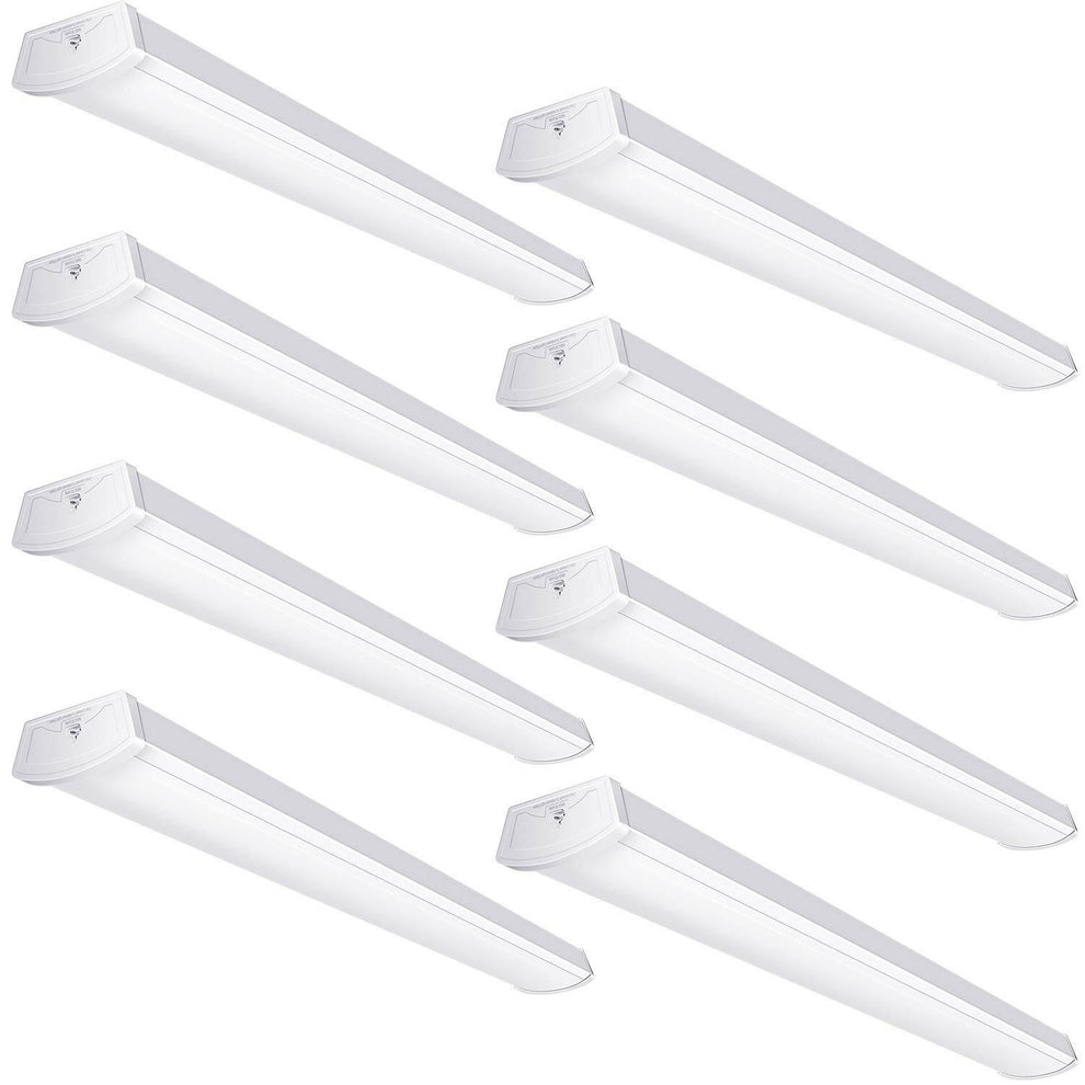 AntLux Linkable 4 Foot LED Shop Light Flush Mount Warparound Light Fixture