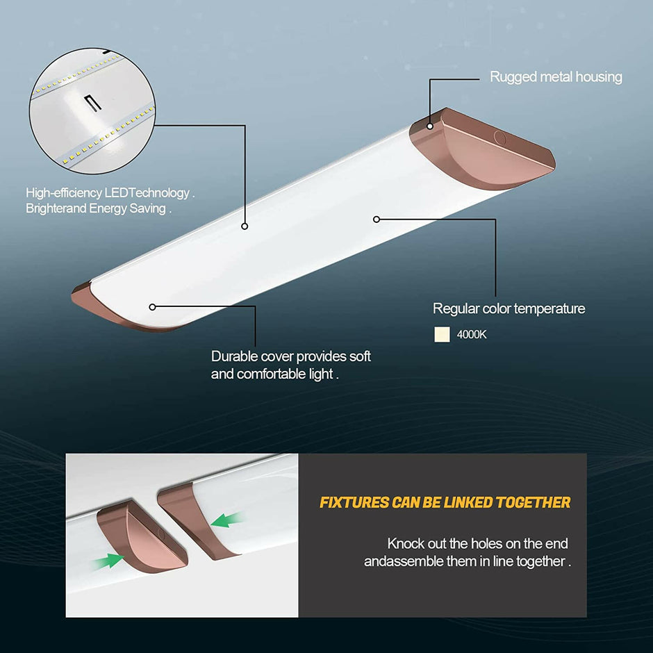 2FT LED Lights - 2 FT LED Light Fixture - AntLux